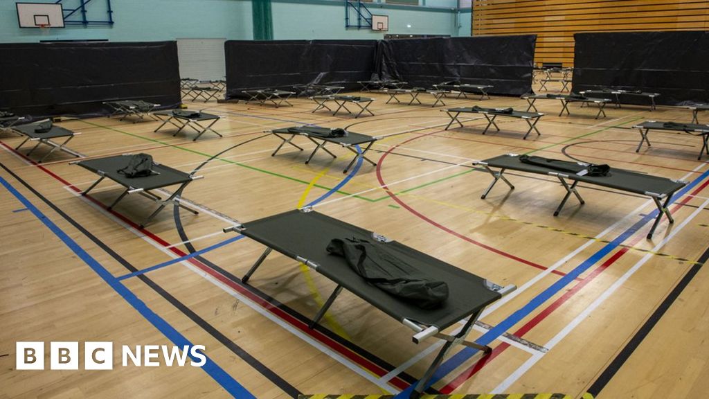 Coronavirus: Penrith Leisure Centre transformed by Army into hospital ...