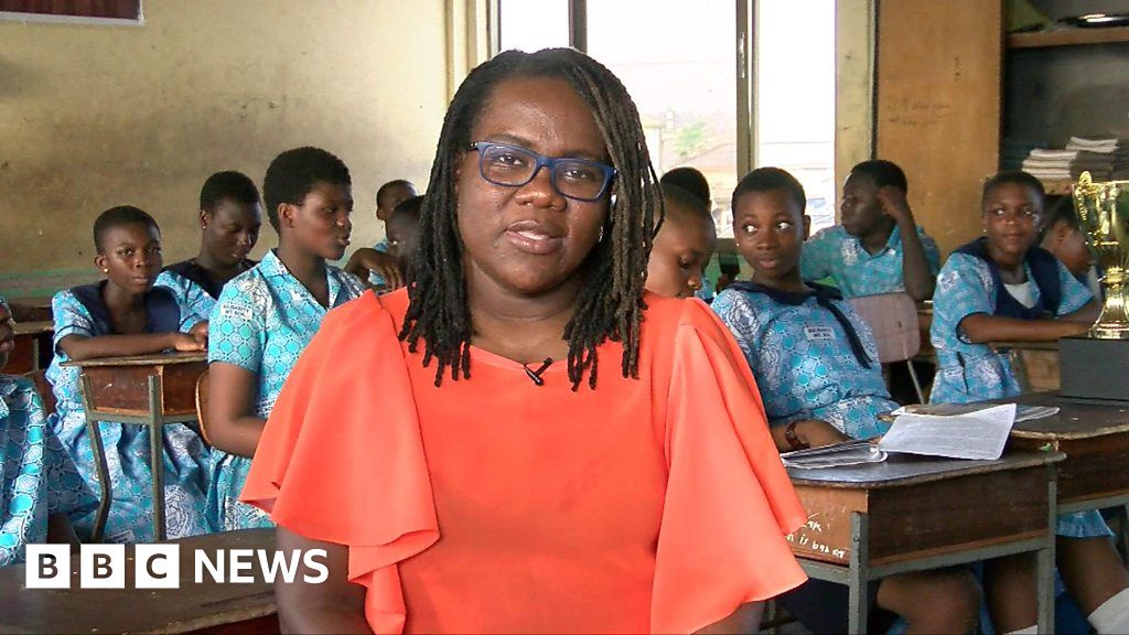 Helping Ghanaian children through a love of reading - BBC News