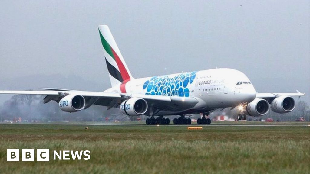 Giant A380 passenger plane to resume Glasgow to Dubai flights