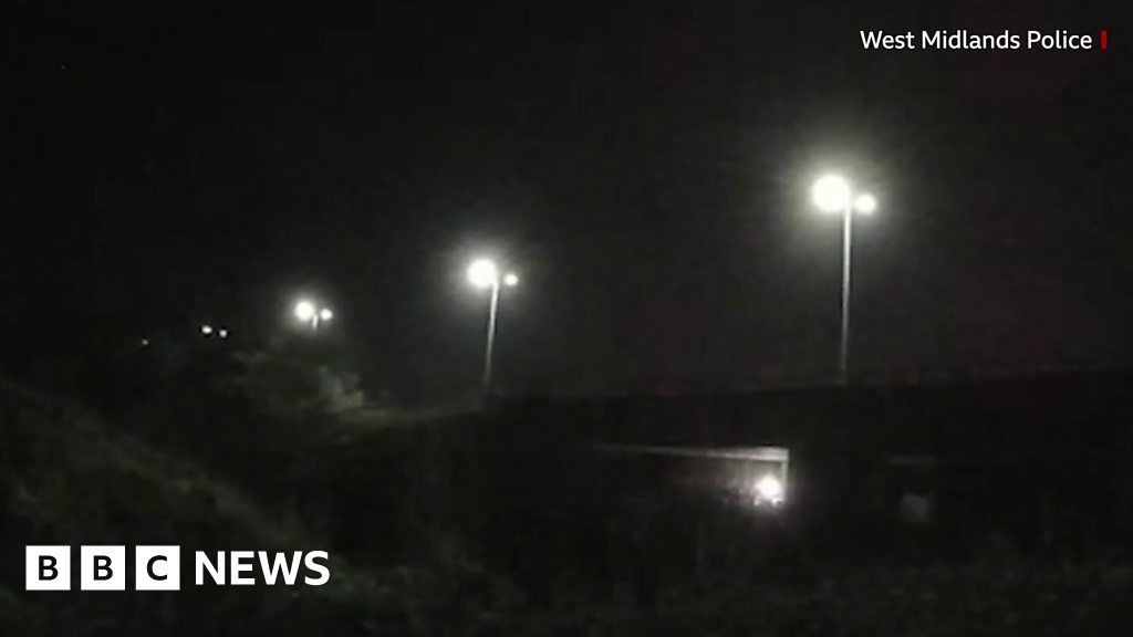 Illegal rave discovered under motorway bridge - BBC News