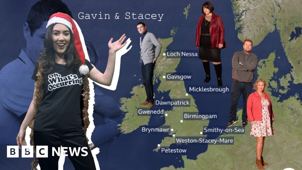 Gavin and Stacey: Oh, what's occurrin' with the weather? - BBC News