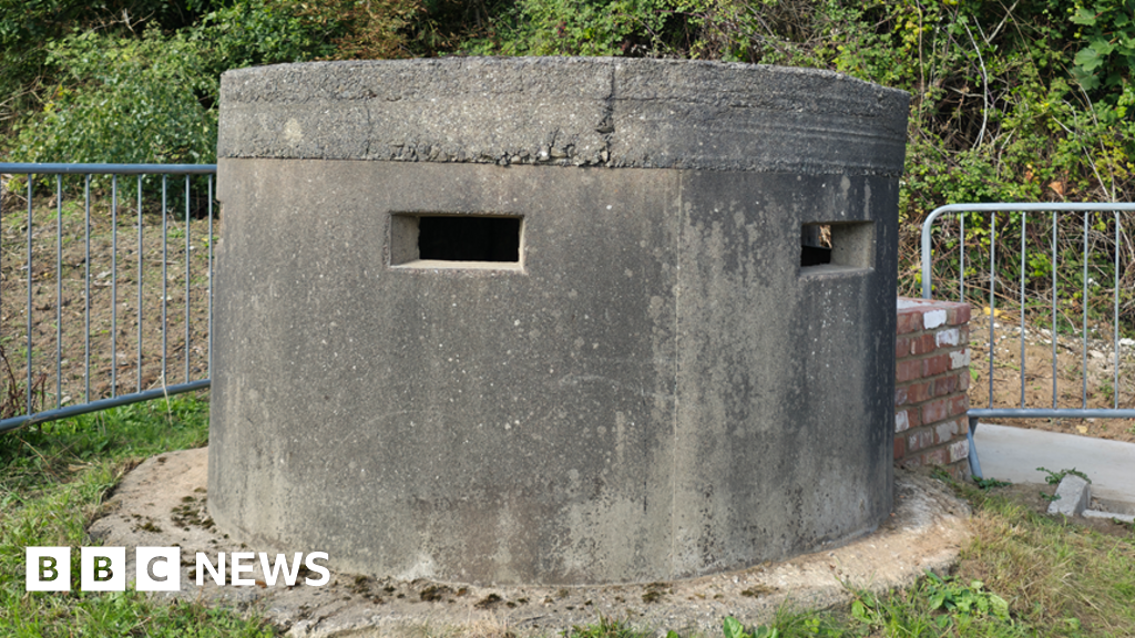 Wartime pillbox opened up for first time since 1945