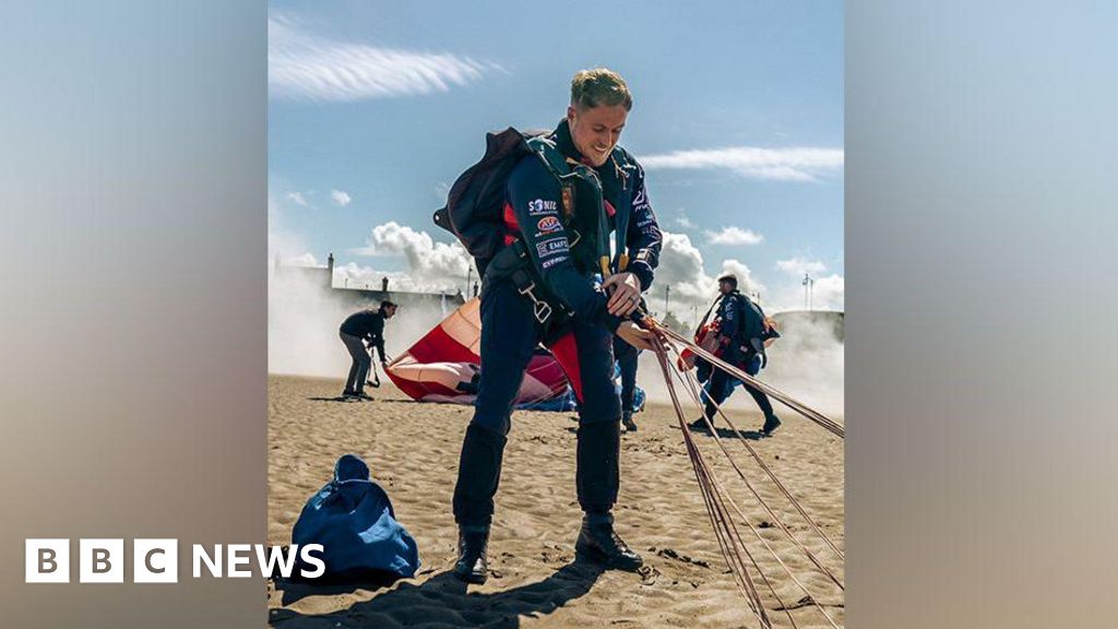 RAF Falcons parachutist excited ahead of British Grand Prix display