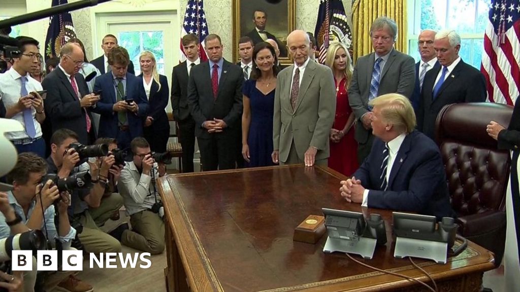Trump: Johnson would do a 'great job' as PM - BBC News