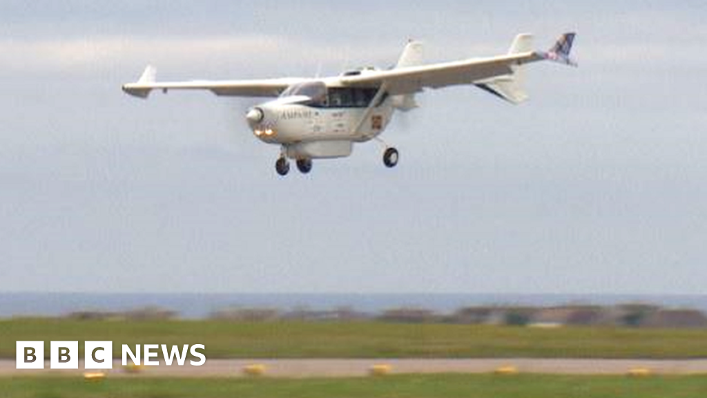 Scotland's first electric-powered aircraft begins Orkney test flights ...