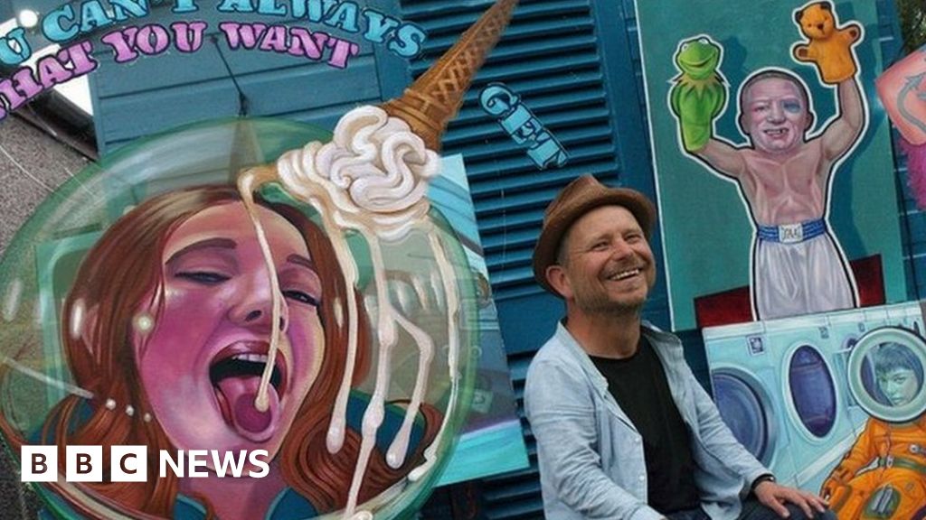 Pop surrealist Michael Forbes on not painting the Highlands - BBC News