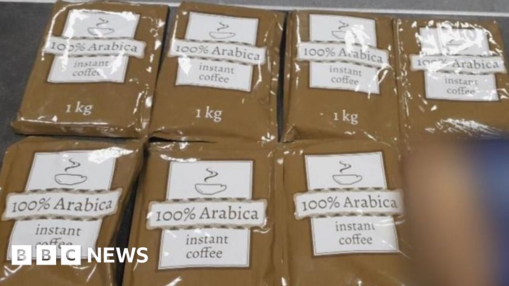 Drugs hidden in coffee bags seized at East Midlands Airport - BBC News