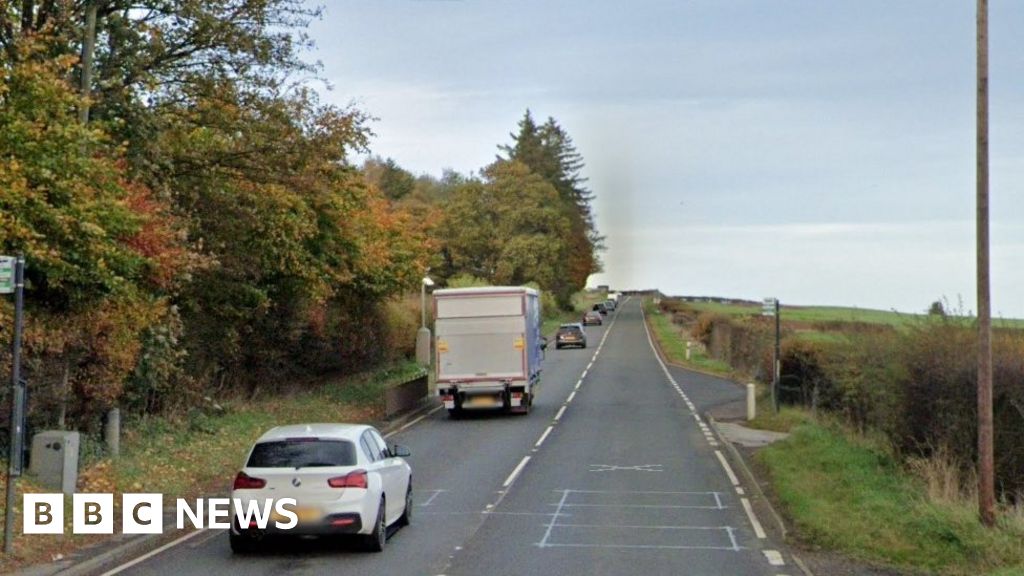 Man dies in motorbike crash with car on A702 near Penicuik - BBC News