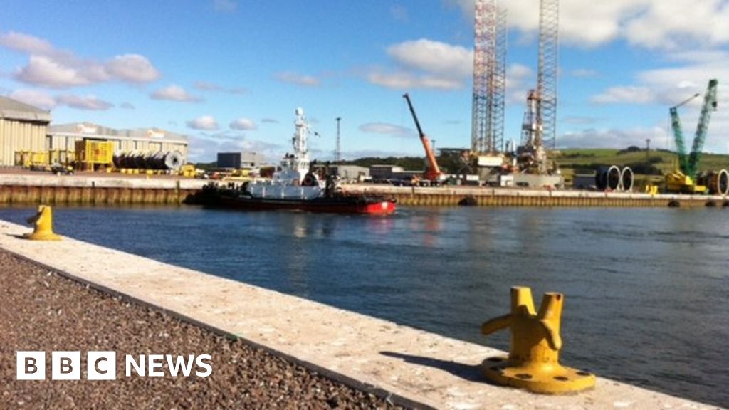 New £20m deep water quay at Nigg officially opened - BBC News