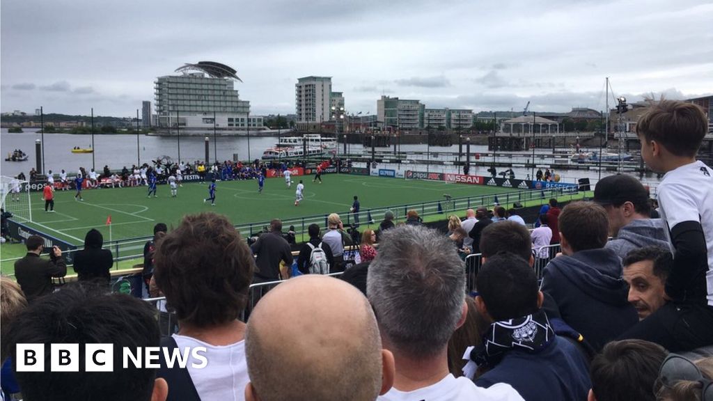 Thousands watch Cardiff's Champions League legends match