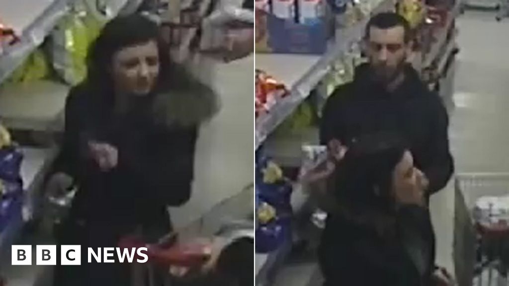 Luton lock of hair theft: Police release CCTV images of couple - BBC News