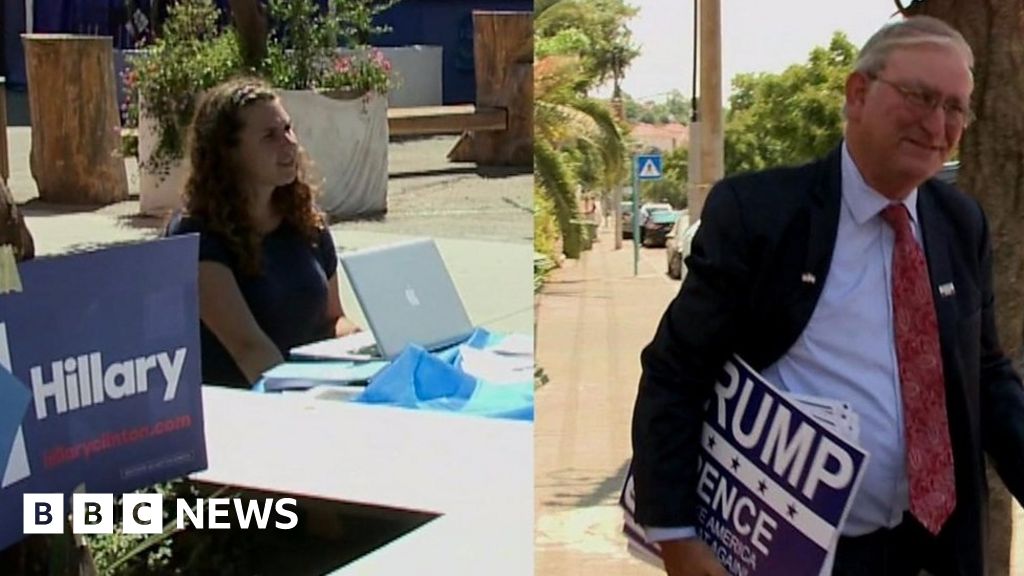 Who are Israeli-Americans supporting in the US election? - BBC News
