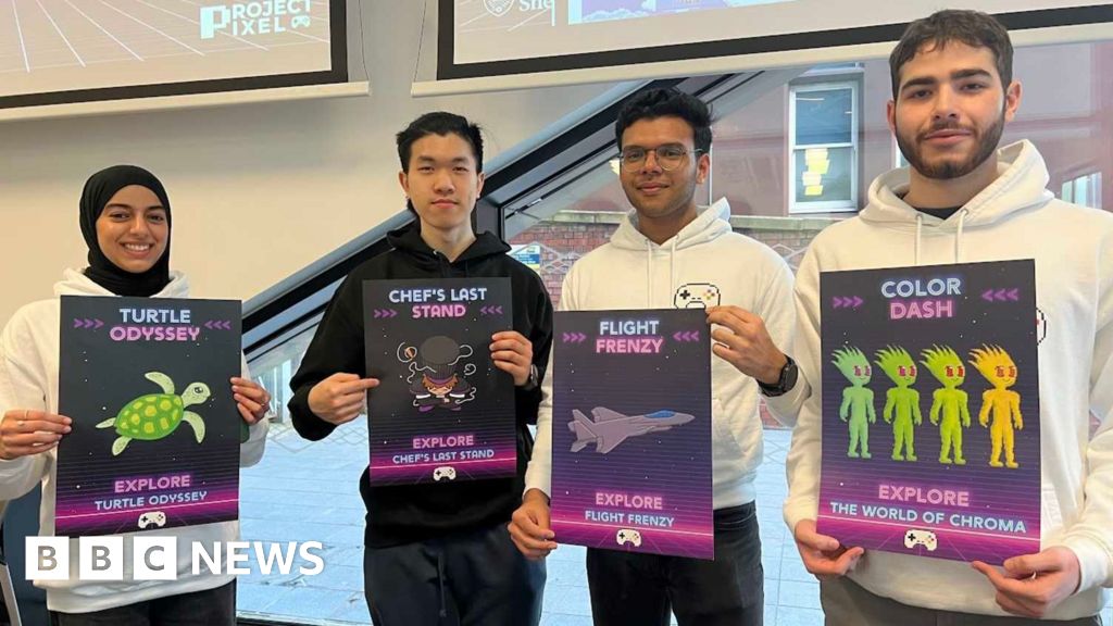 Sheffield students launch fundraising video game project - BBC News