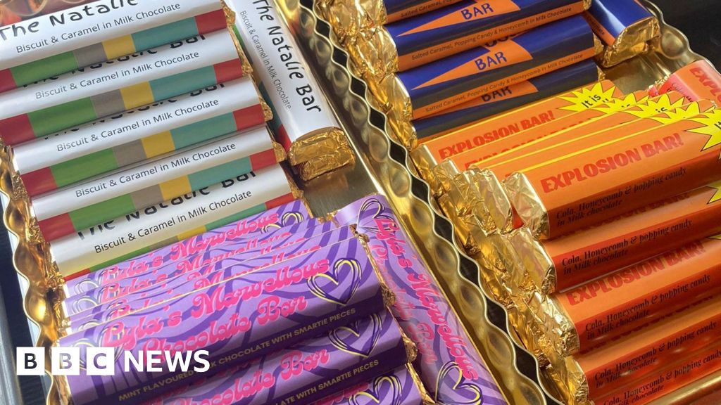 Children's chocolate bar ideas brought to life in competition - BBC News