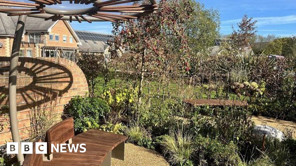 Show garden installed at children's hospice