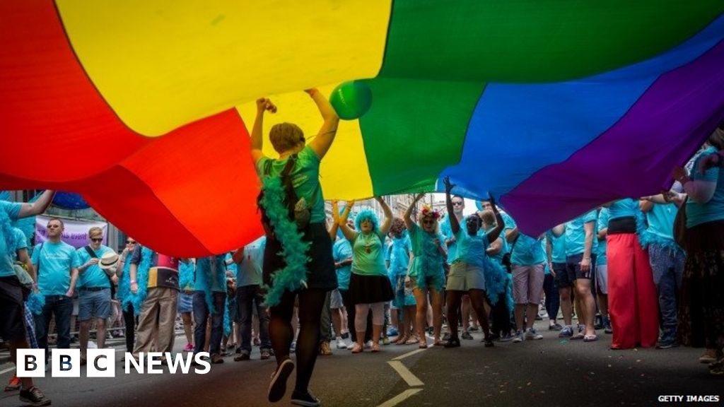 Thousands take part in London Pride parade - BBC News