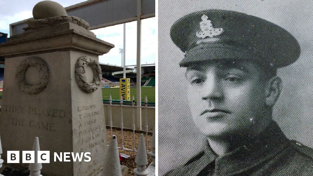 Lewis Brown: Northampton Saints player killed in war - BBC News