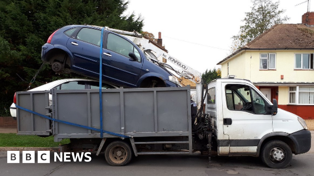 Overloaded van stopped by police in Peterborough