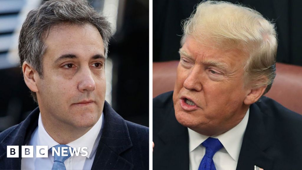 Trump: 'I never directed Michael Cohen to break the law' - BBC News