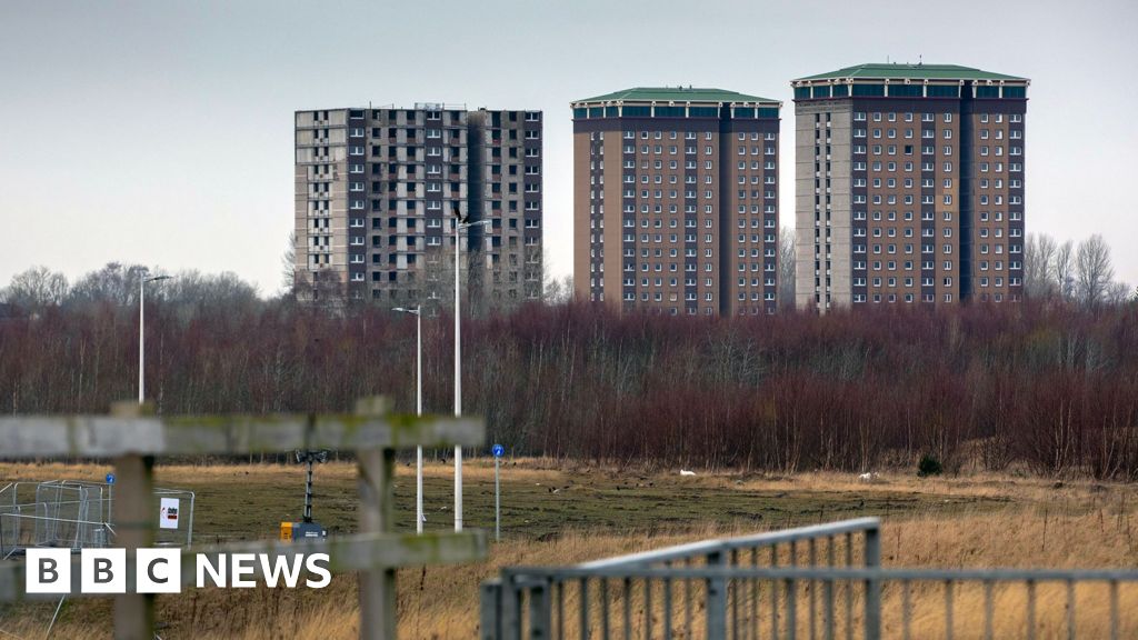 Motherwell tower blocks to be demolished in 'controlled blowdown'