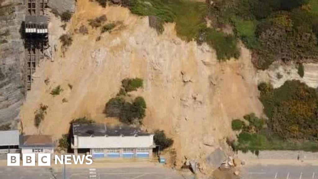 Landslip hit Bournemouth cliff lift 'will not reopen for two years ...