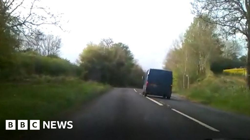 Gloucestershire van driver on drugs filmed driving erratically