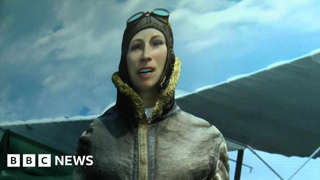 Virtual reality version of pioneering pilot Amy Johnson - BBC News