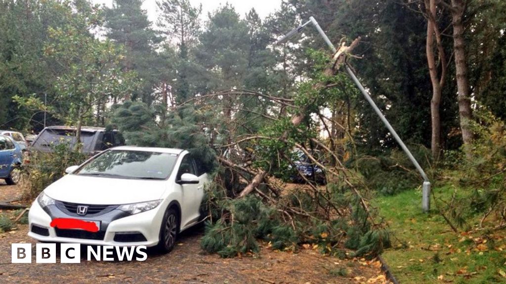 Roofs ripped off as storms hit parts of mid and west Wales - BBC News