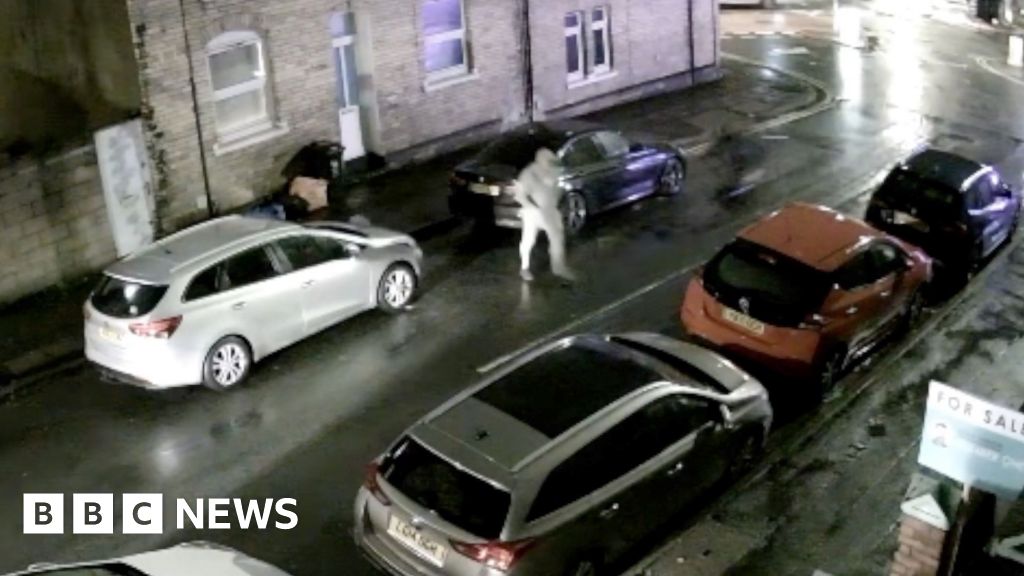Man knocked out by electric bike in 'brutal' hit-and-run - BBC News
