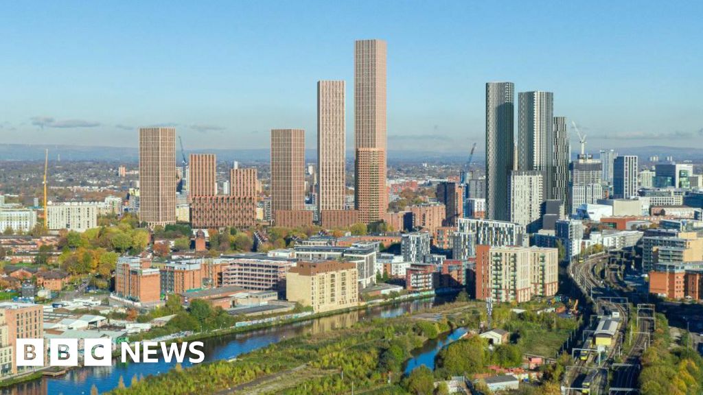 Salford skyscraper plan in £1bn city centre development - BBC News