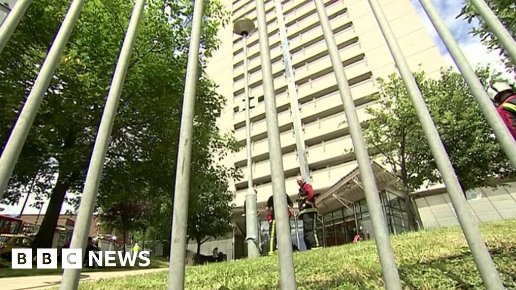 Birmingham tower block fire treated as arson - BBC News