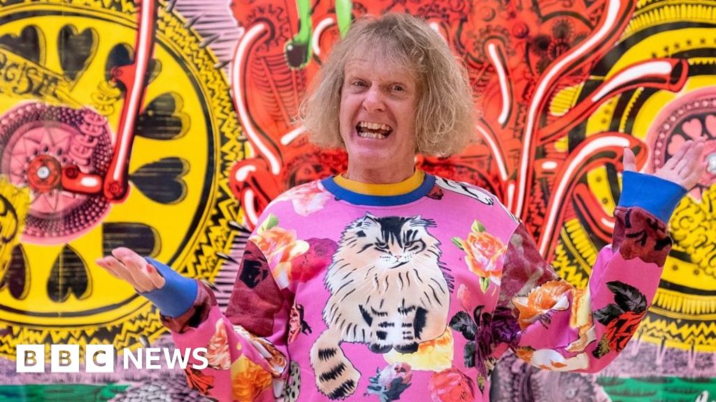 Grayson Perry opens biggest show of his career - BBC News