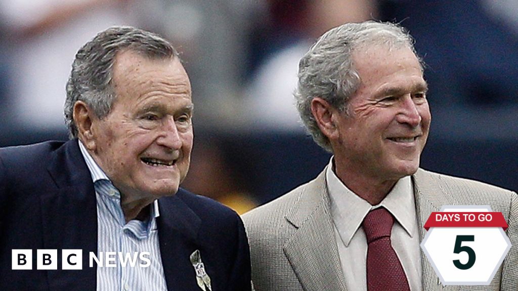 US election daily dig: Is George W Bush voting for Hillary? - BBC News
