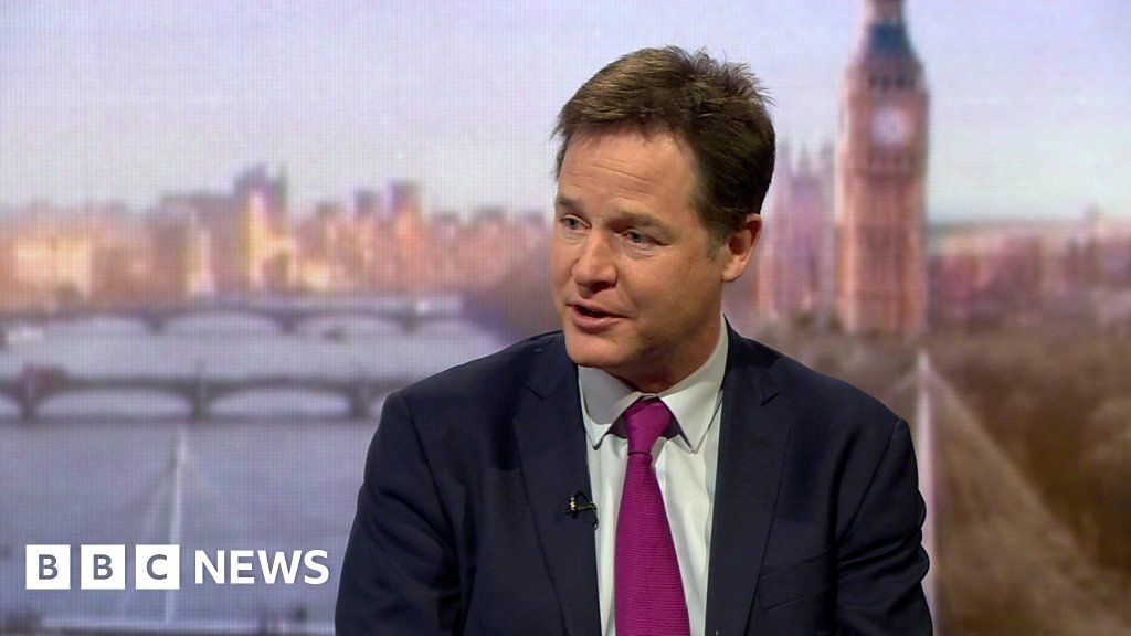 Leaving EU 'will not end mass migration' - Nick Clegg - BBC News