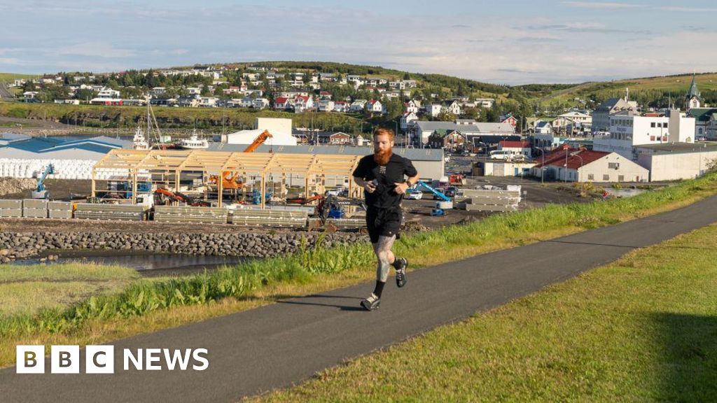 Hardest Geezer Russ Cook completes relay run across Iceland
