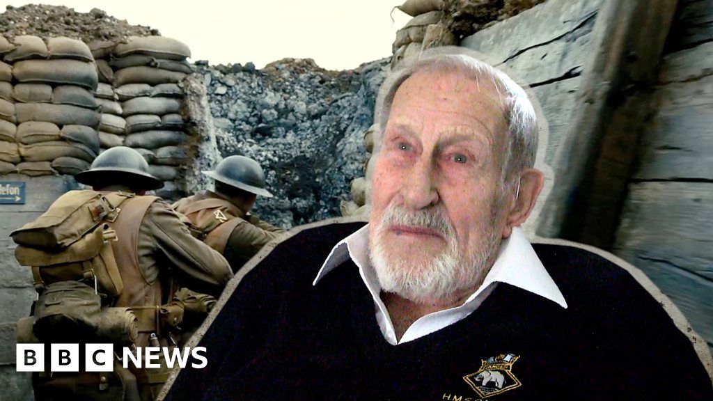 Reading WW2 veteran watches 1917 film at cinema