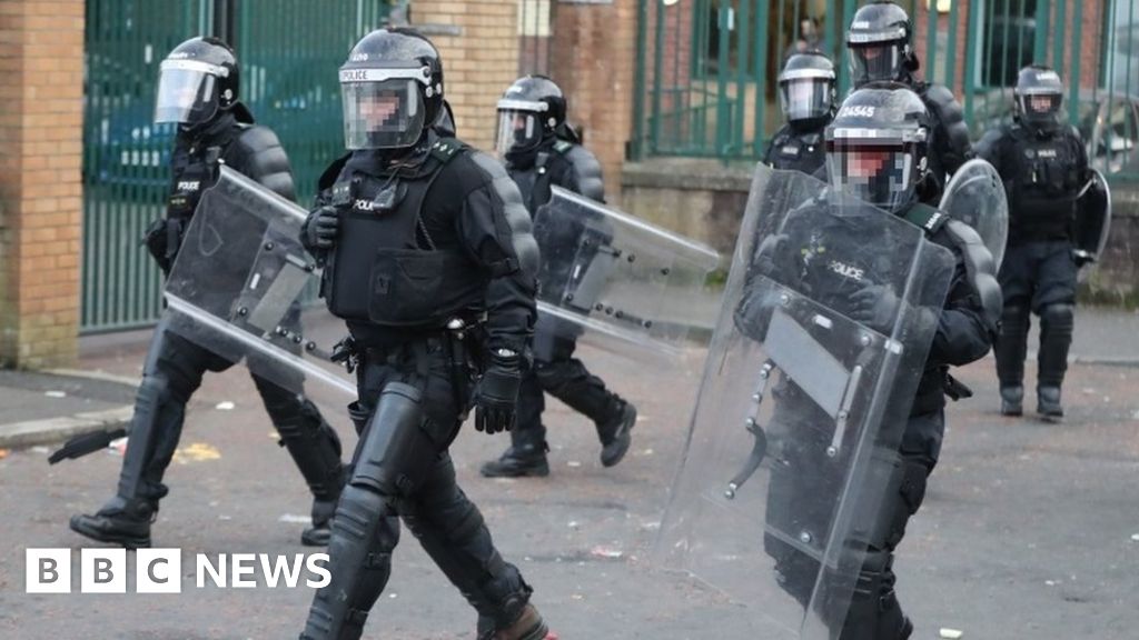 North Belfast: Arlene Foster condemns petrol bomb attacks on police