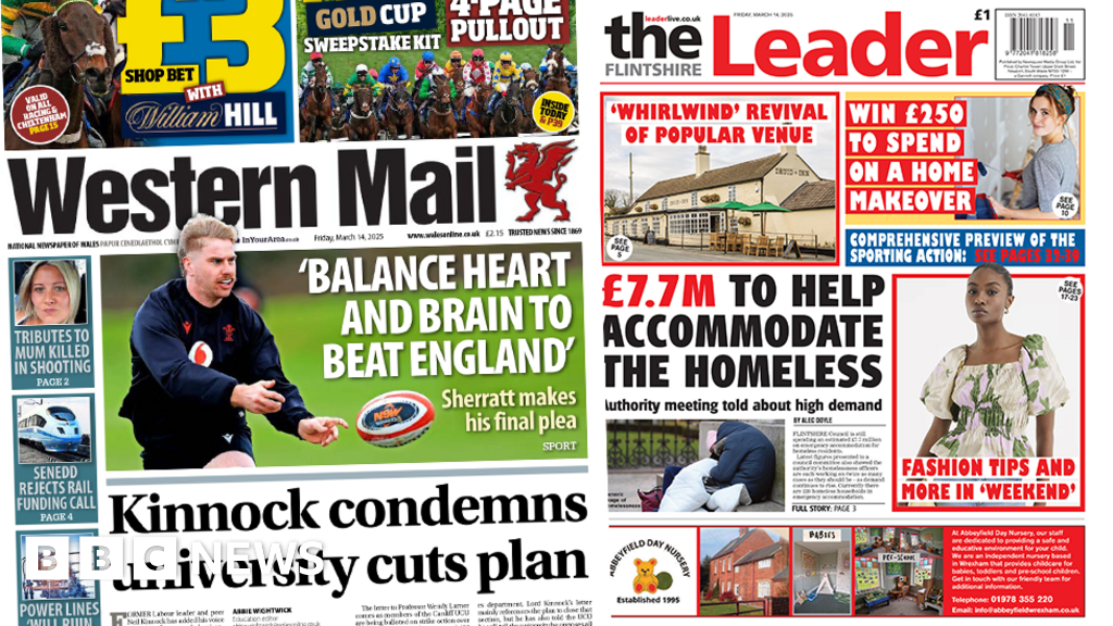 Wales' papers: Kinnock condemns university cuts plan and £7.7m to help ...
