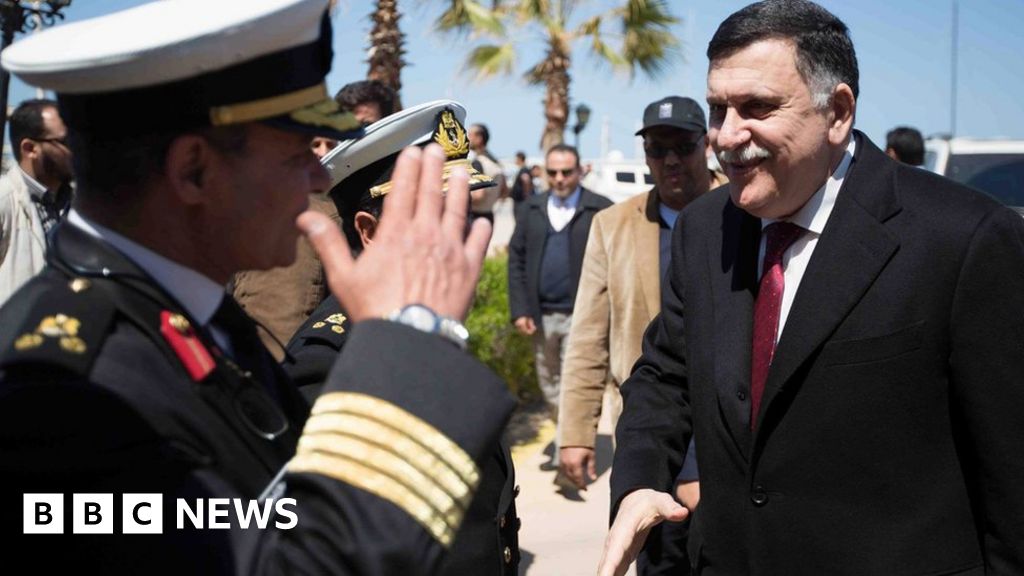 Libya's unity government leaders in Tripoli power bid - BBC News