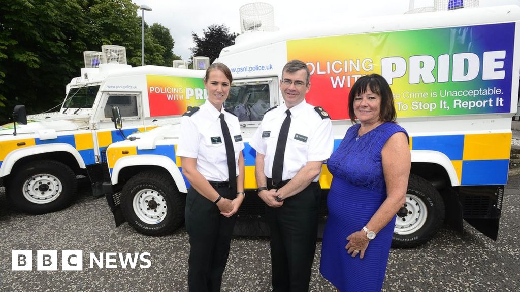 Belfast Pride: First uniformed police officers to take part in parade ...