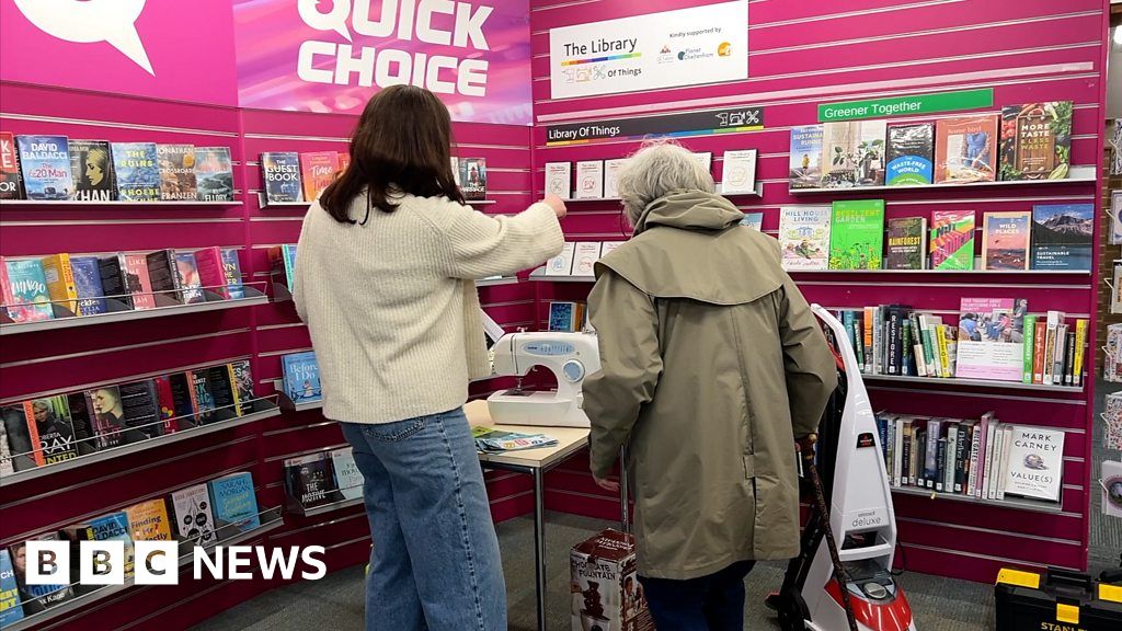 Charlton Kings Library of Things' top five items to save money - BBC News