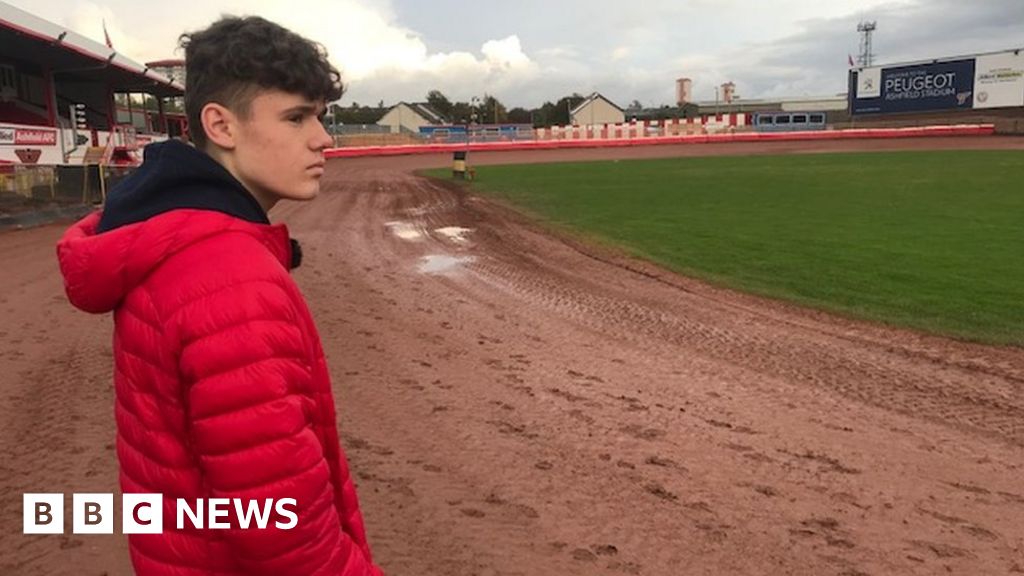 Sam Norris: Injured speedway rider visits crash track