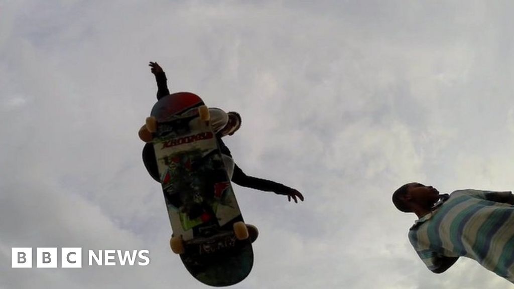Ethiopia's first skate park opens in Addis Ababa - BBC News