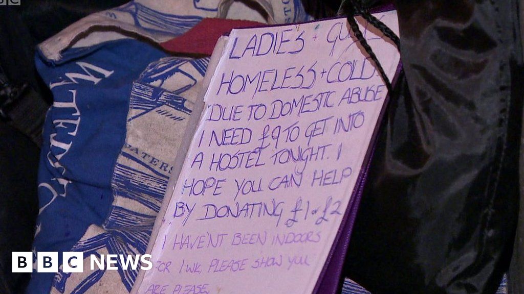 Homelessness: Some people walk by and judge - BBC News