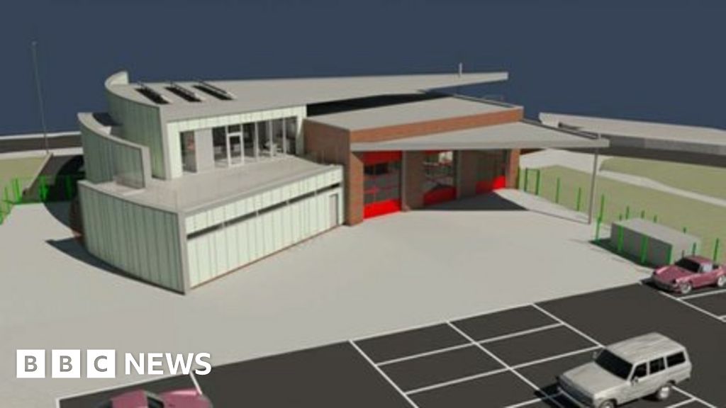 Work starts on new £1.6m Aberystwyth fire station - BBC News