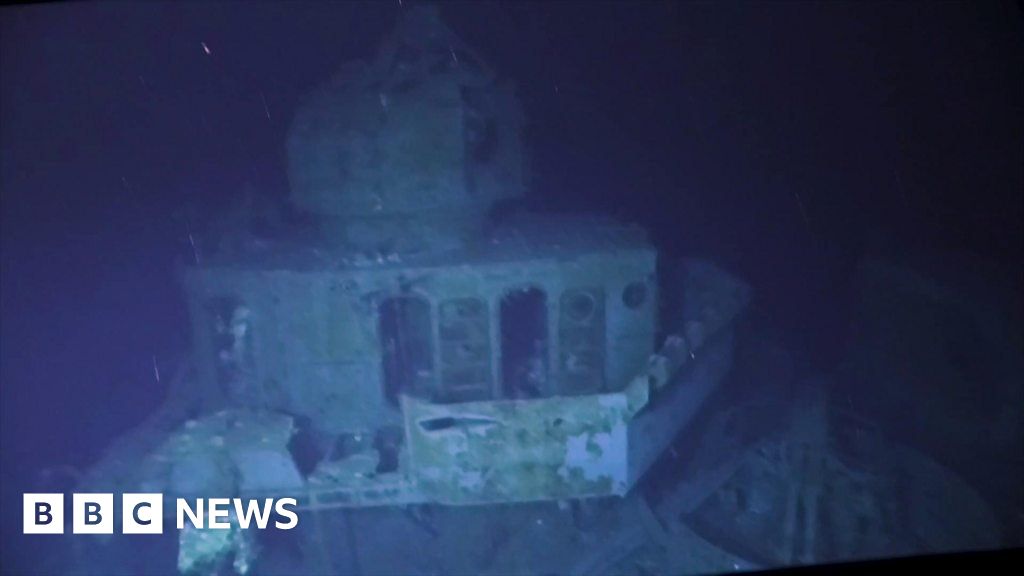 USS Johnston: Explorers film the world's deepest known shipwreck