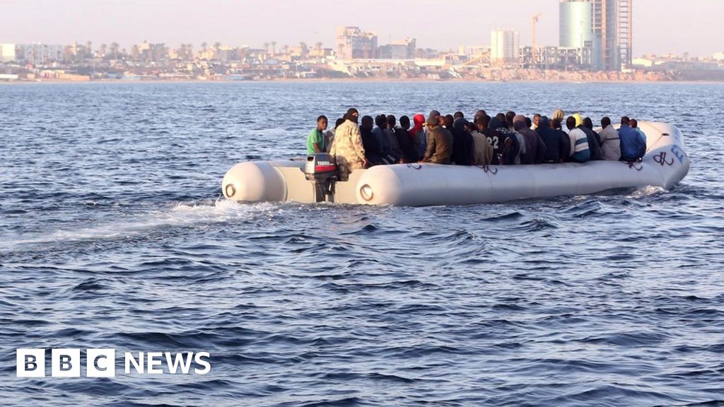 Patrolling the Mediterranean for migrant traffickers - BBC News
