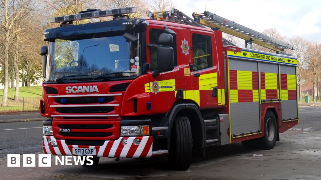 Crews called out three times to burning bales in Inverness - BBC News