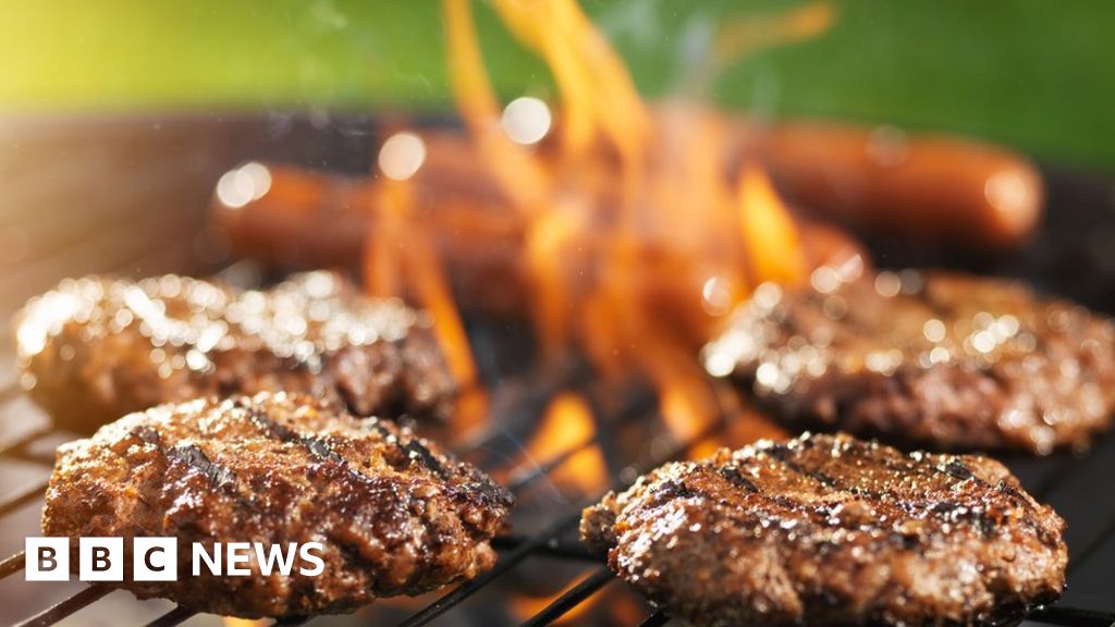 Barbecued rare burgers 'pose food poisoning risk' - BBC News