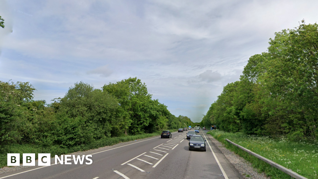 Driver airlifted to hospital after A5 crash near Oswestry - BBC News